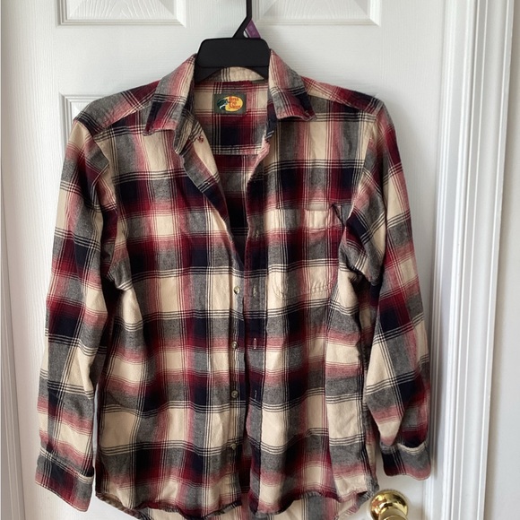 Bass Pro Shops | Shirts | Bass Pro Shops Red And Cream Plaid Shirt ...